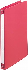 リングファイルPP 赤A4タテ 背幅27mm 5冊 買いやす.net